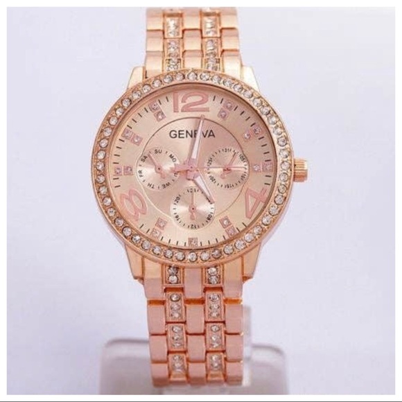ShopEvelynne | Accessories | Make A Statement Bling Bling Diamond Watch ...